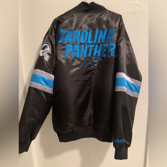 NFL | Jackets & Coats | Carolina Panther Mens Size Xxl Satin Jacket ...